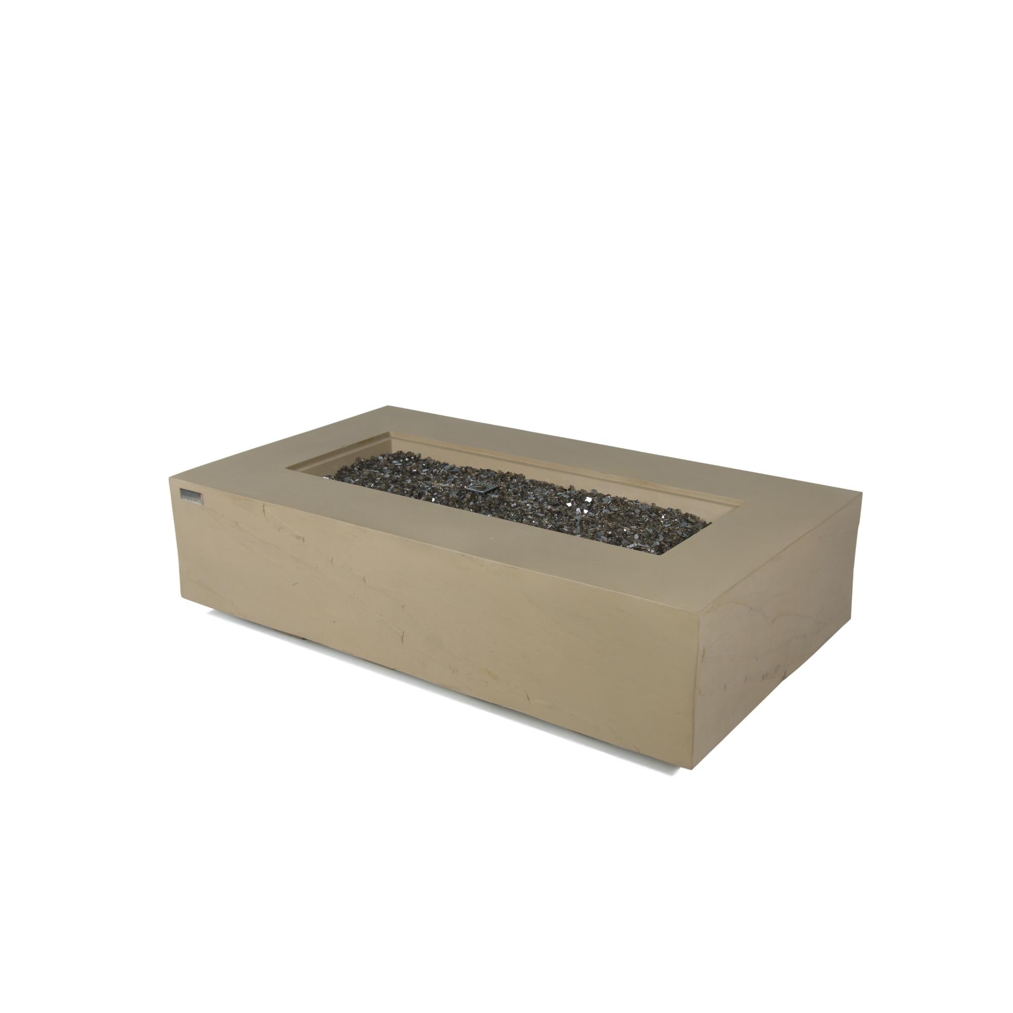 Colorado 56″ Rectangular Concrete Gas Fire Table – Elementi Plus